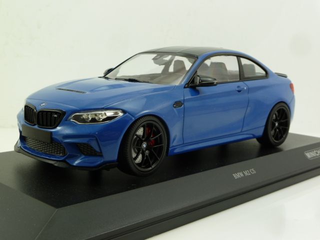 BMW M2 (f87) CS Coupe Blue Metallic 1:18 155021022 MINICHAMPS diecast ...