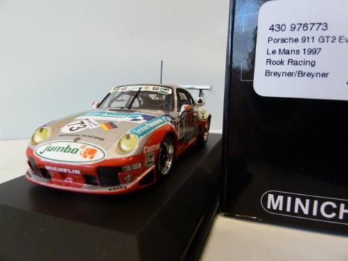 Porsche 911 GT2 Evo Le Mans Rook Racing 1:43 430976773 MINICHAMPS ...